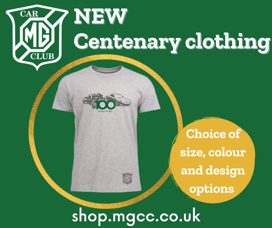 MG100 Regalia in the MGCC Shop - MG 100