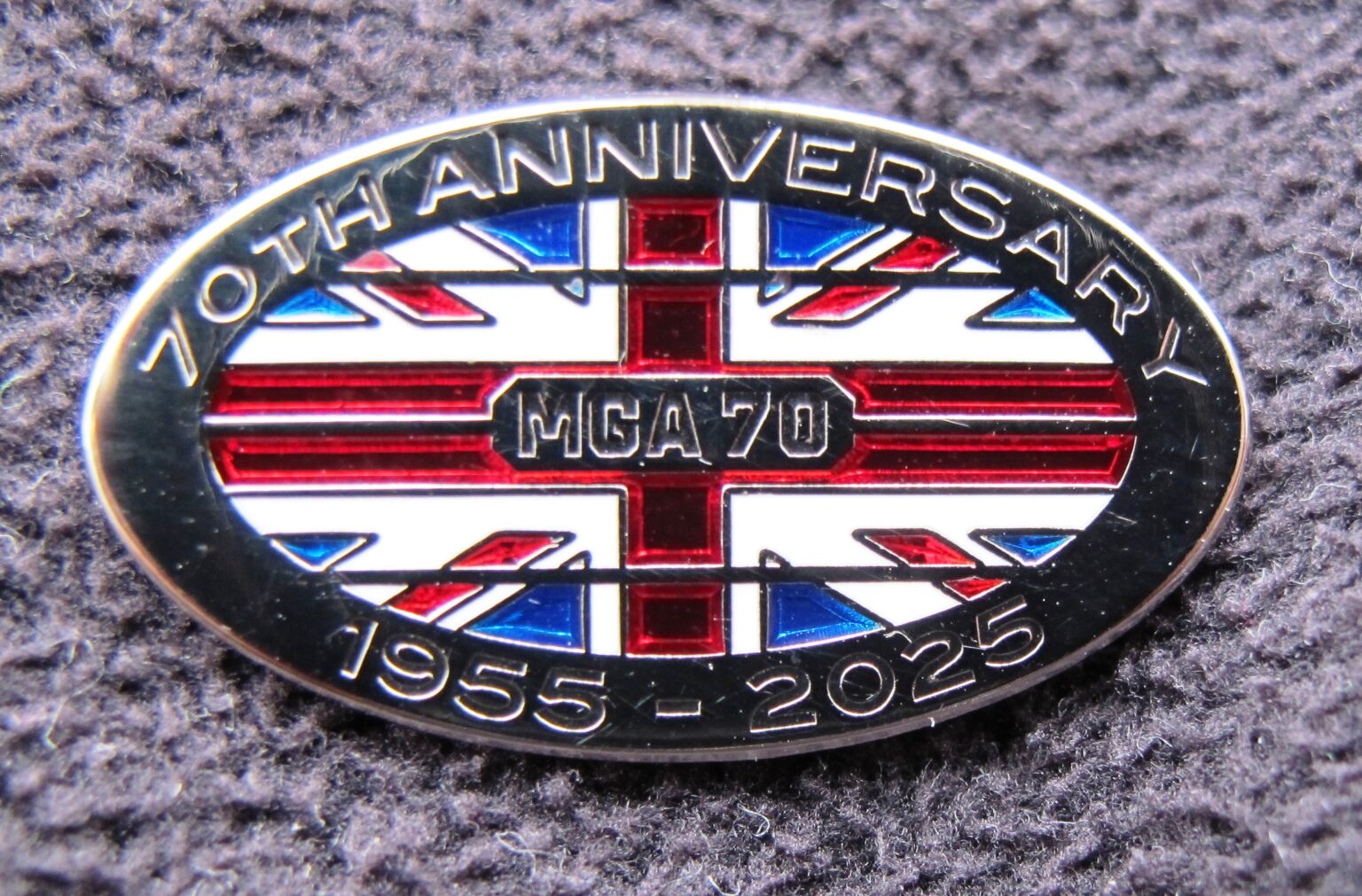 MGA 70th Anniversary Badge - MGA Register