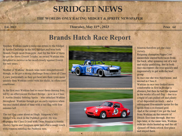 Spridget News - May Edition Out Now - Motorsport