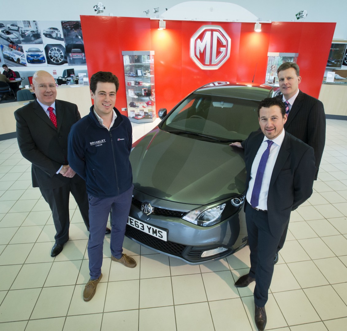 Customer wins new MG6 with MG and Jewson - MG Car Club