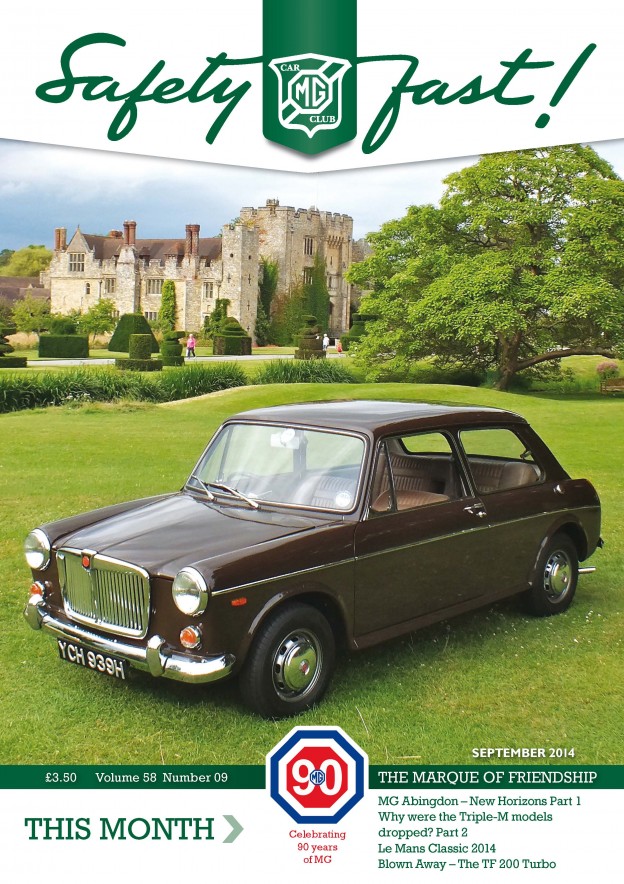 September Safety Fast Now Online - MG Car Club