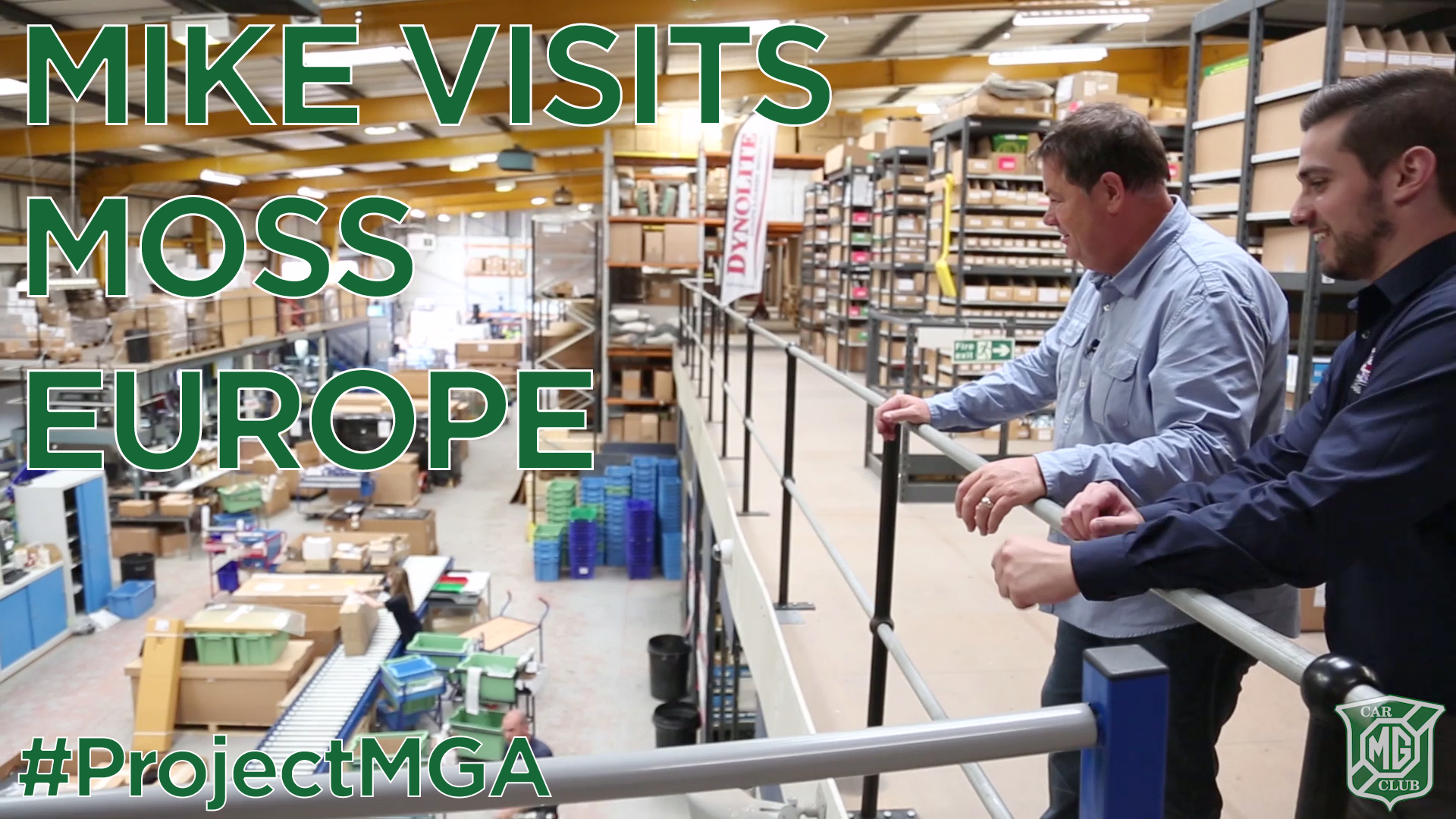 #ProjectMGA - Mike visits Moss Europe - MG Car Club