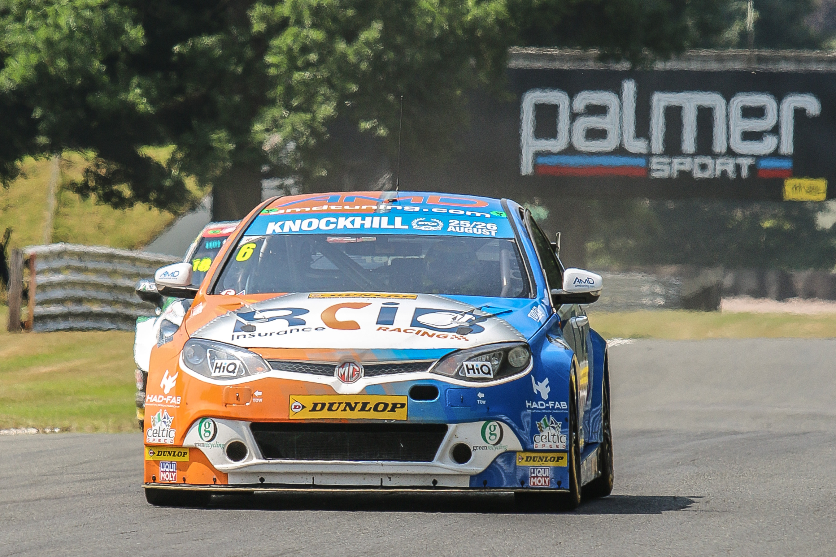 AmD BTCC MG6s in the points at Oulton Park - MG Car Club