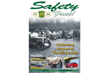 Safety Fast! - October issue now available - MG Car Club