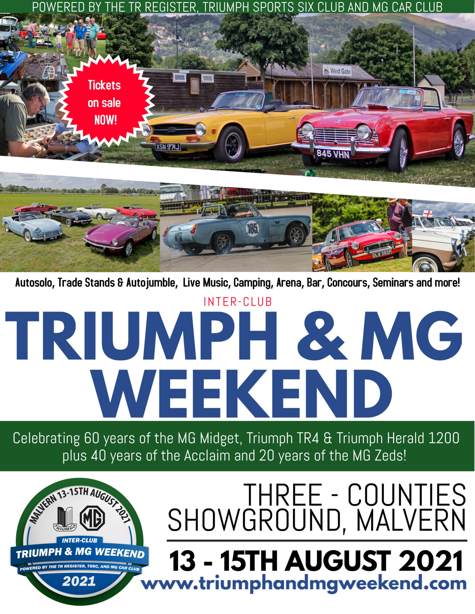 Clubs collaborate to create exciting new mega Triumph and MG Weekend ...