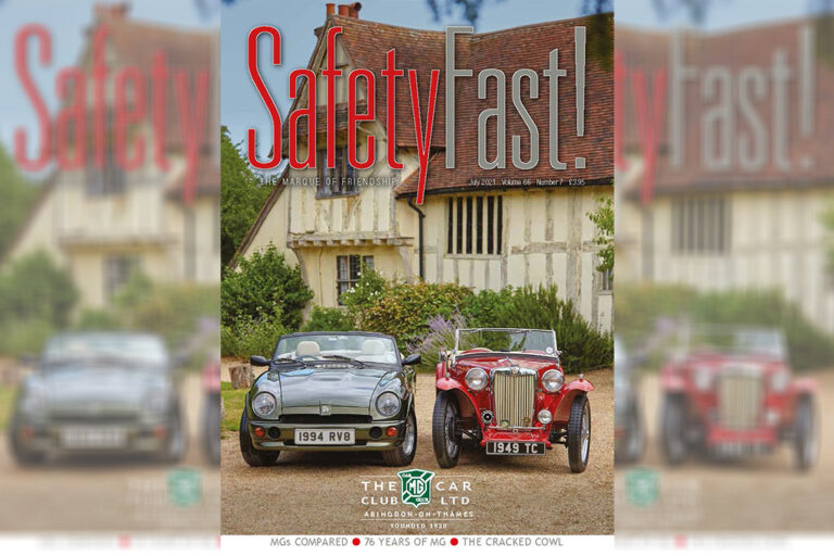 Safety Fast! - July issue now available - MG Car Club