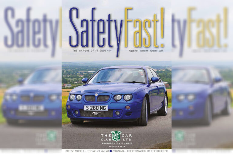 Safety Fast! - August issue now available - MG Car Club