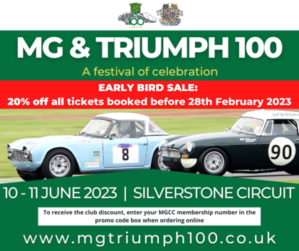 MG & Triumph 100, Silverstone - MG Car Club