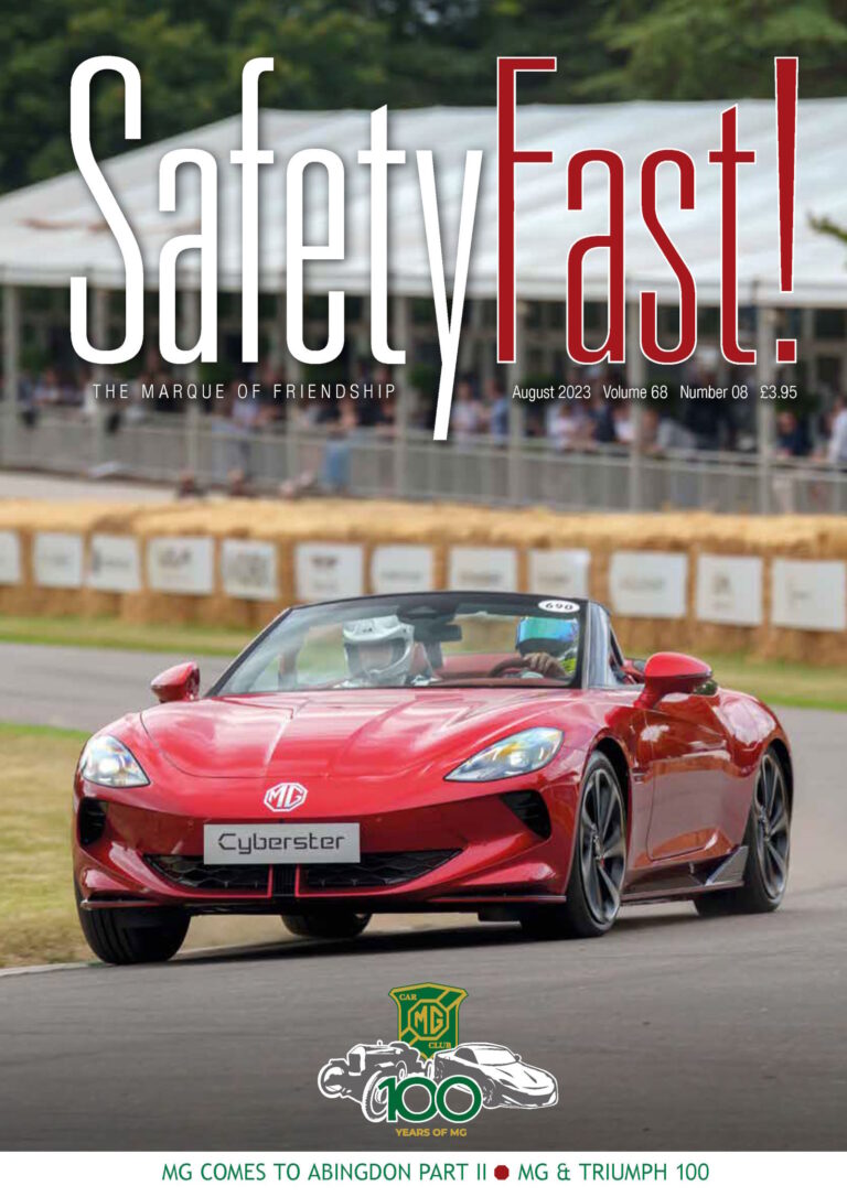 August 2023 issue of Safety Fast! is available now - MG Car Club