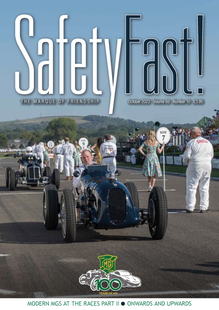 October 2023 issue of Safety Fast! is available now - MG Car Club