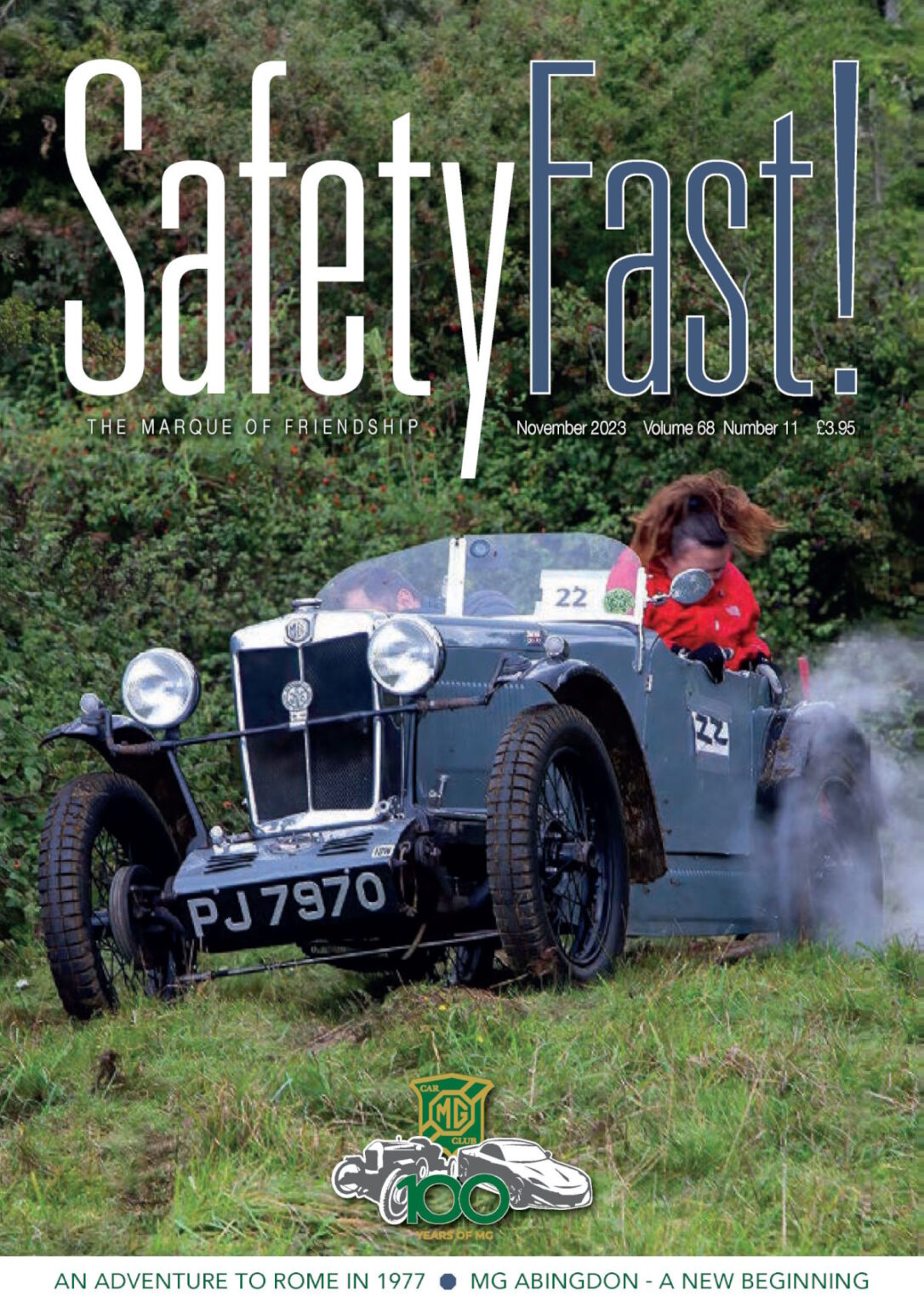 The November 2023 edition of Safety Fast! is online - MG Car Club