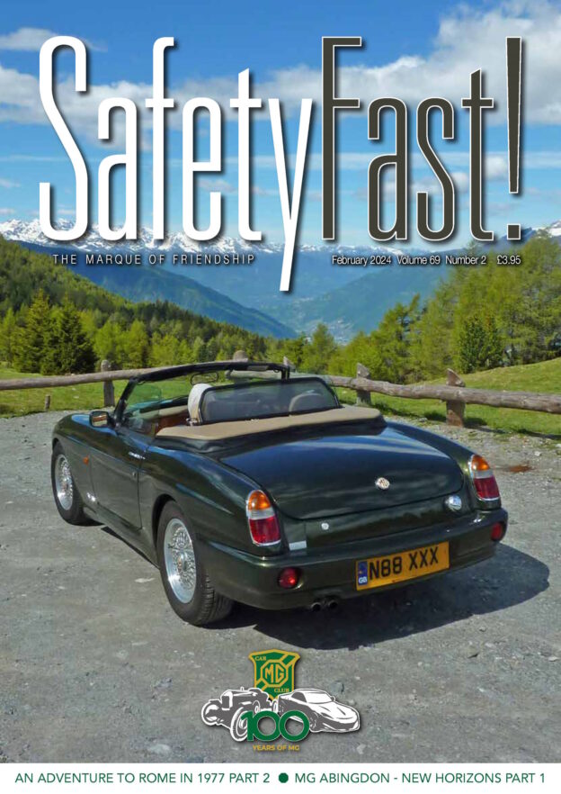 September Safety Fast Now Online - MG Car Club