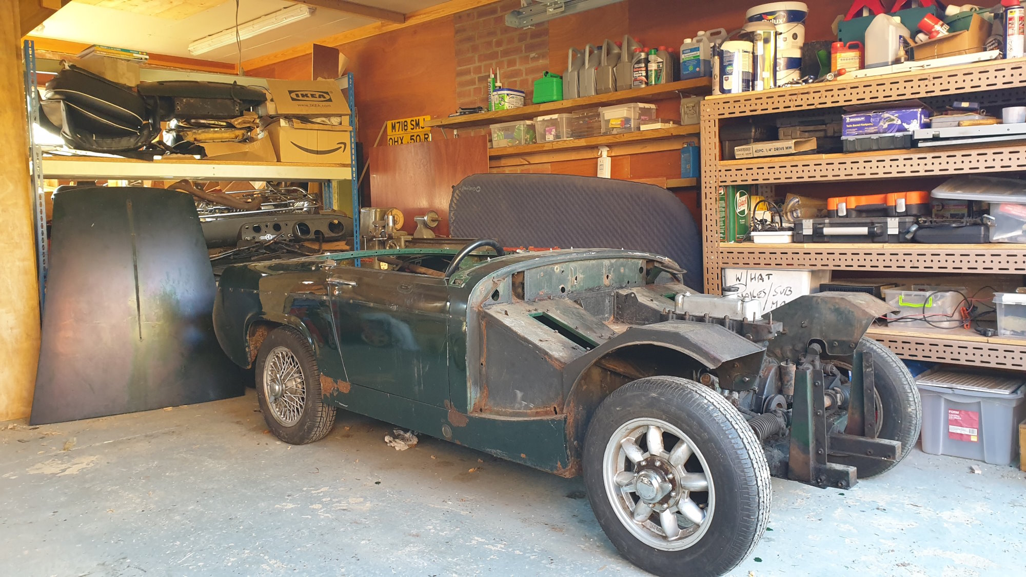 MG Car Club MG Midget Restoration project donation - MG Car Club