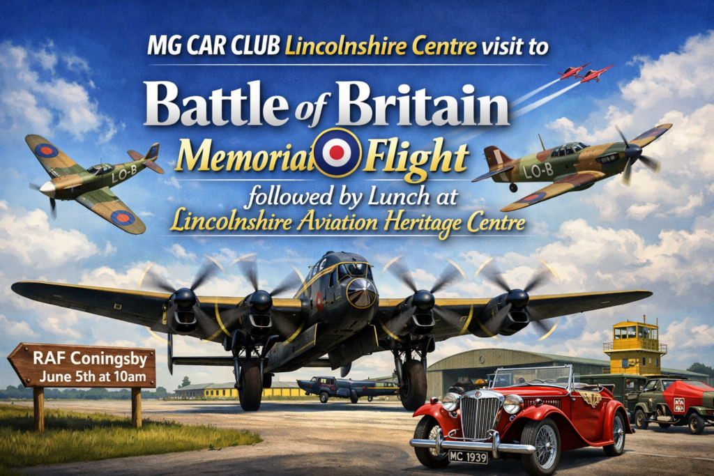 MGCC Events Calendar - MG Car Club